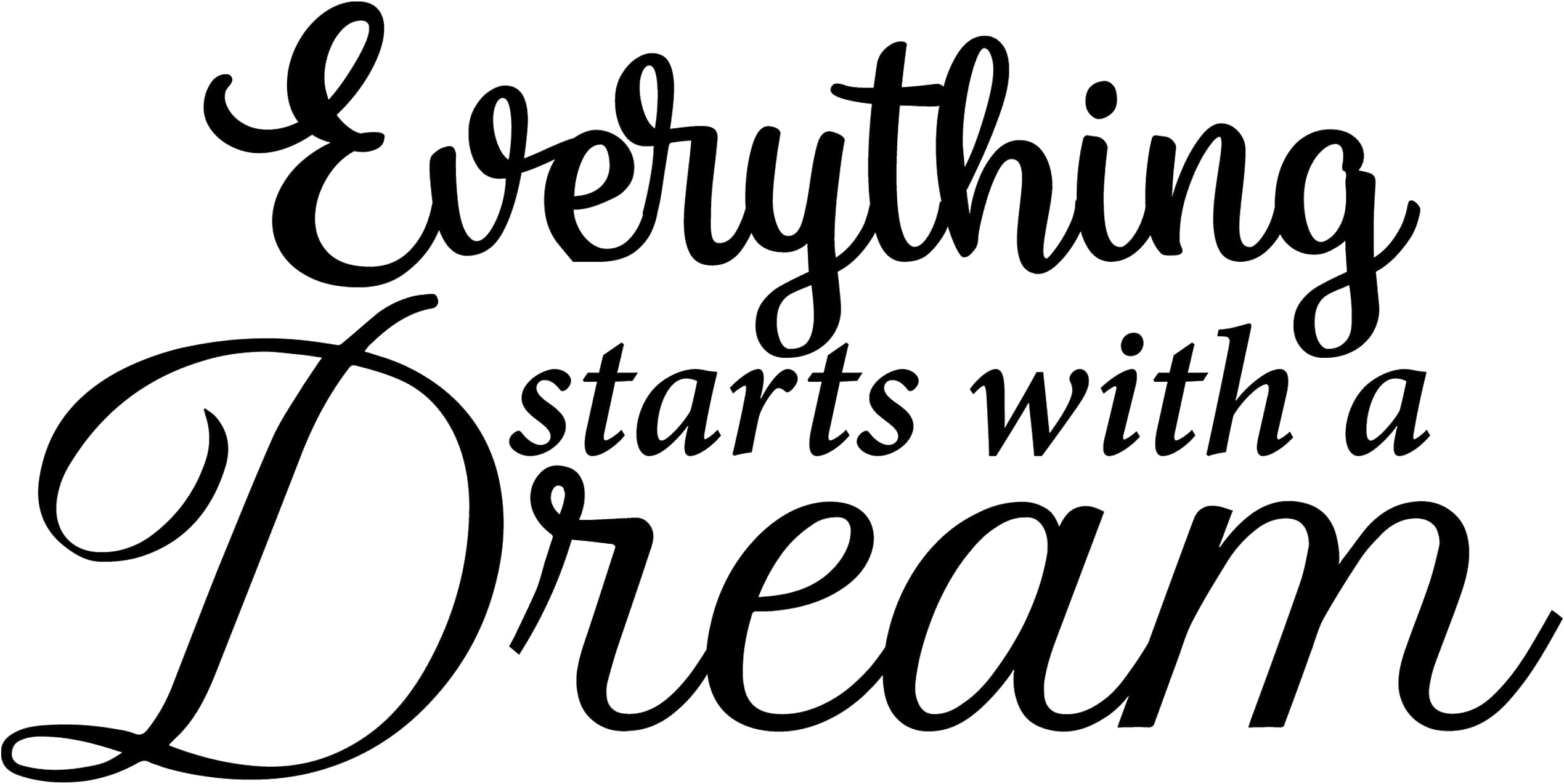 Amazon.com: VODOE Large Don't Stop Until You're Proud Wall Decals ...