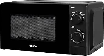 Abode 20L Manual Microwave Black 700W with 5 Power Levels & Timer ...