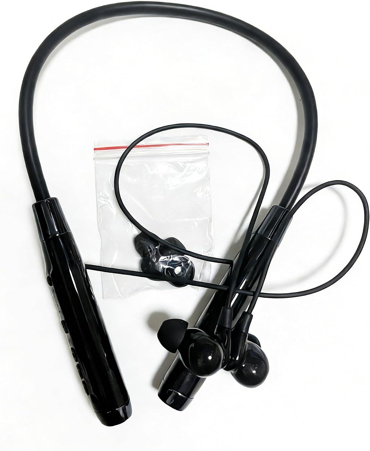 HURKEYE Bluetooth Headphones Neckband 100 Hours Extra Long Playback ...