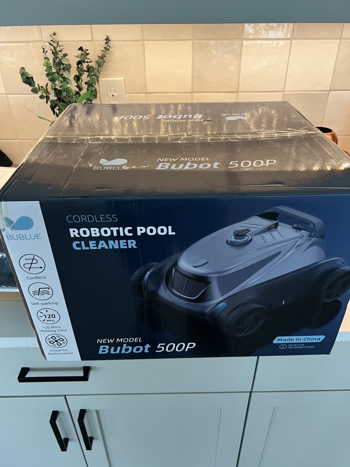 Amazon.com : BUBLUE Bubot 500 Cordless Pool Cleaner Robot- Pool Vacuum with Superior Suction ...