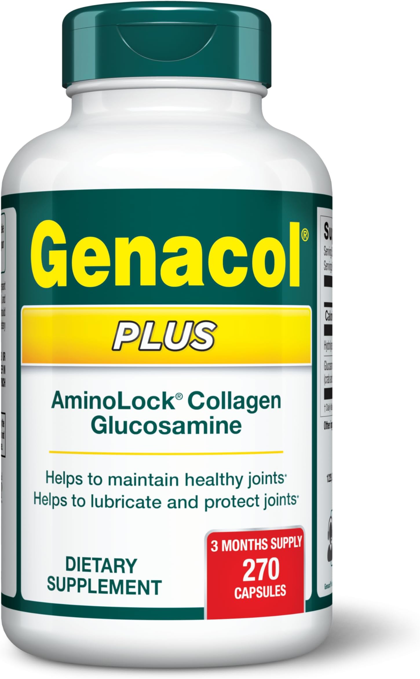 Amazon.com: Genacol Glucosamine and Collagen Joint Supplement 270 ...