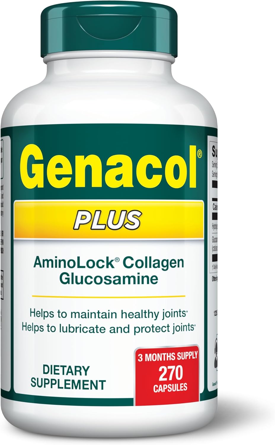 Amazon.com: Genacol Glucosamine and Collagen Joint Supplement 270 ...