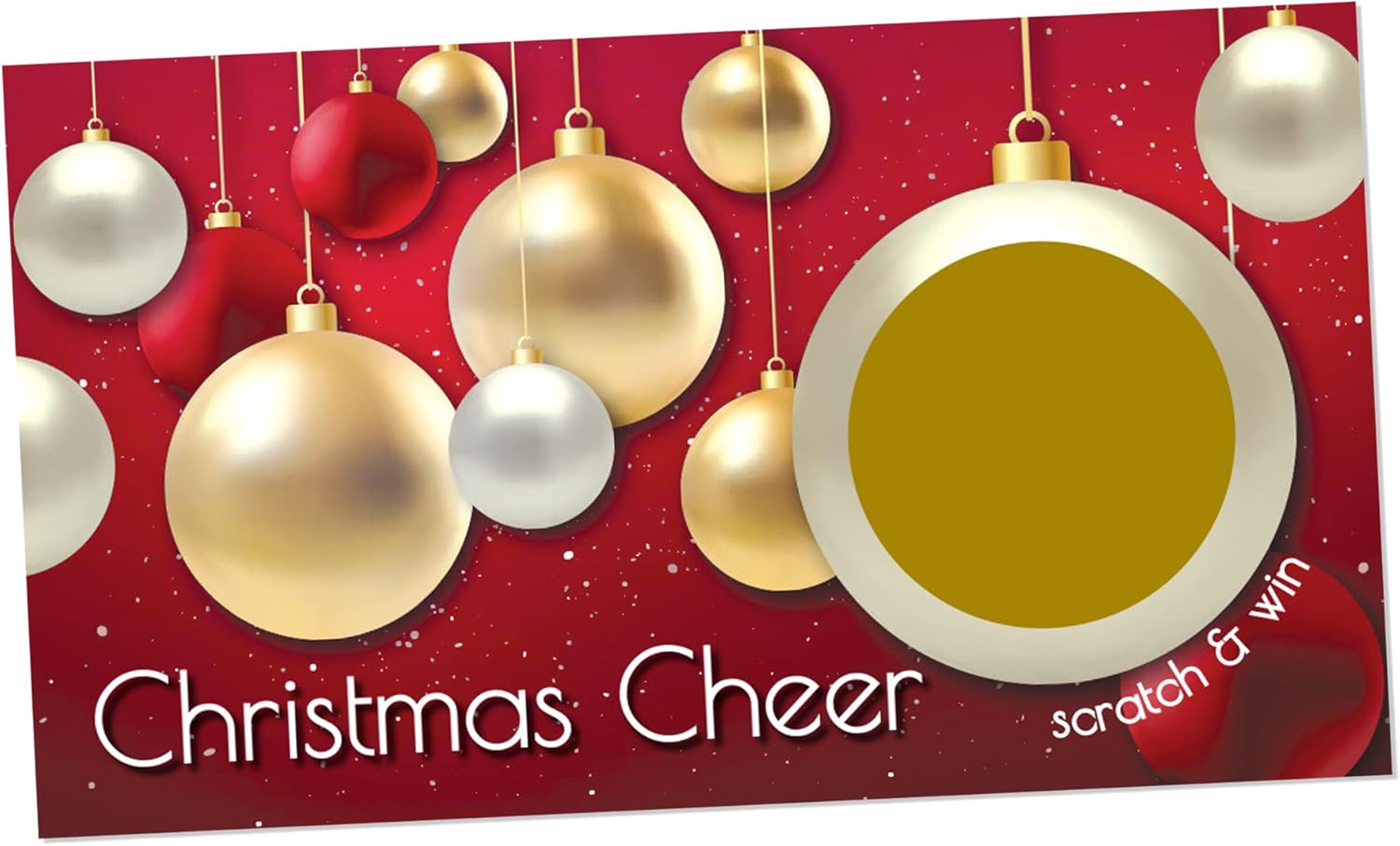 Amazon.com : X-mas Cheer Scratch Off Cards - (30 Pack) - Holiday ...