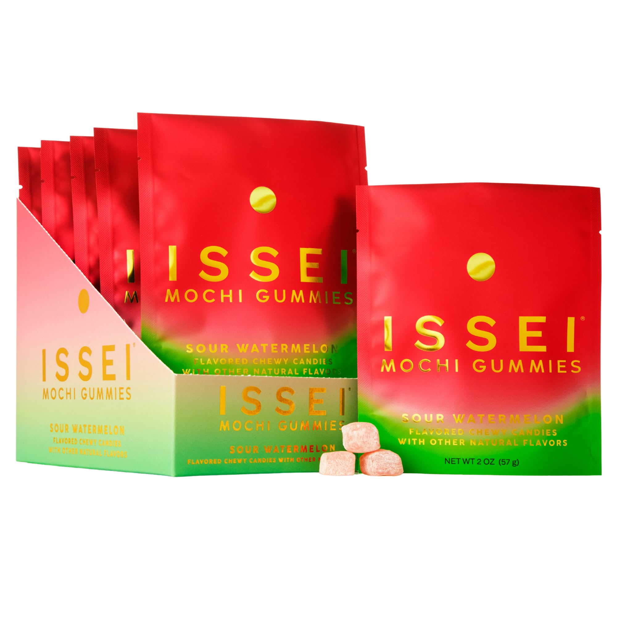 Snapklik.com : ISSEI Mochi Gummies Dye-Free Candy