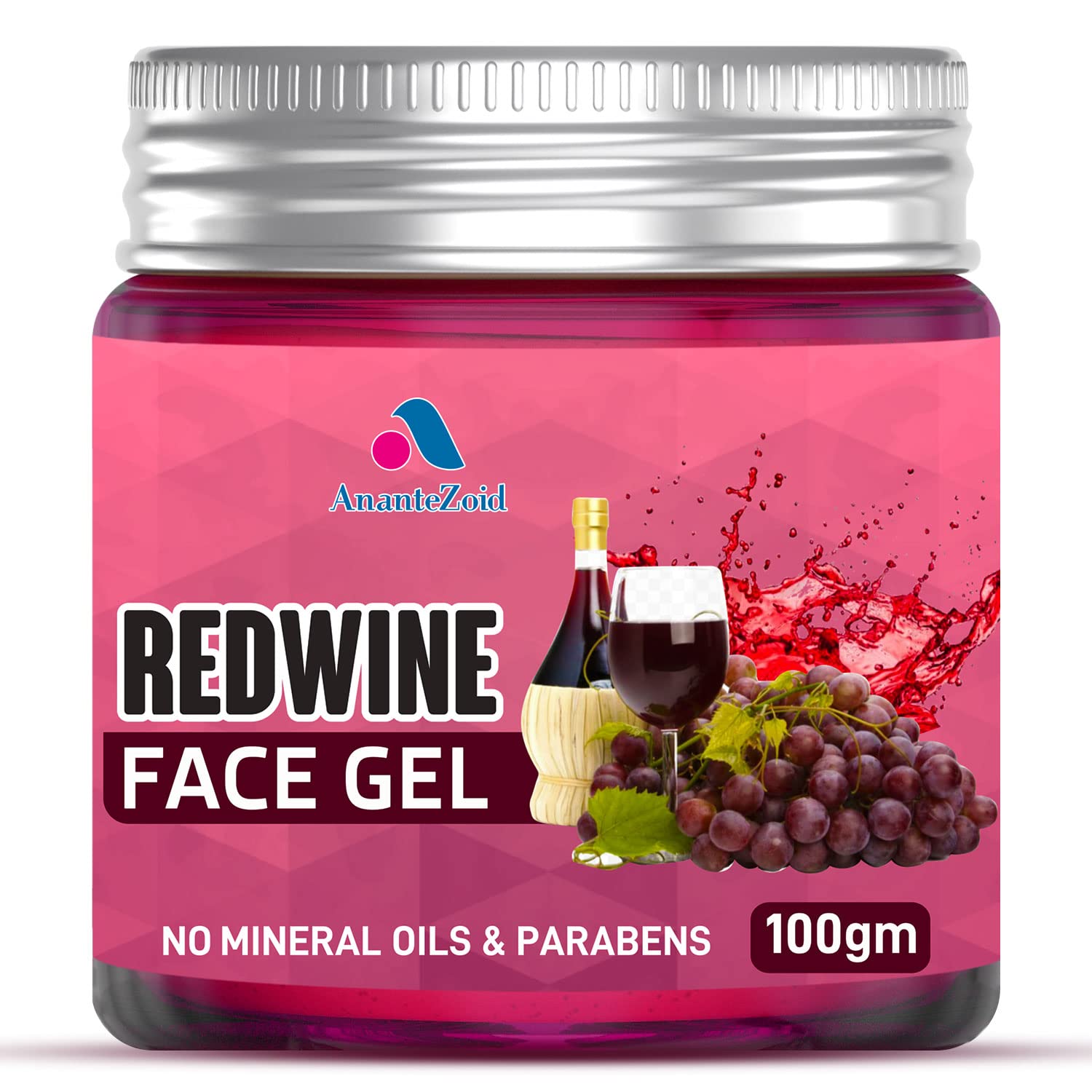 Anant Ezoid 100% Organic and Pure Red Wine Face Gel (For Softening and ...