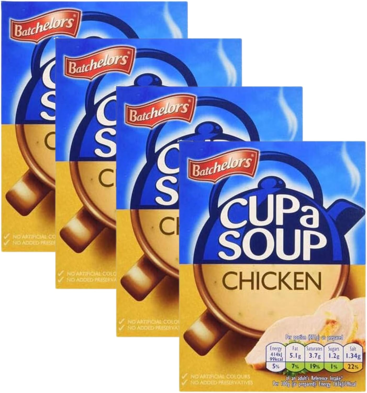 Official Batchelor Cup a Soup Chicken 16 Sachets | Cup Soup for Lunch ...