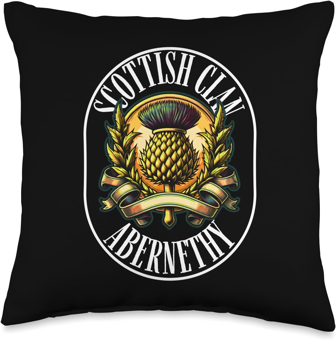 Amazon.com: Abernethy Clan Scottish Name Gaelic Games Throw Pillow ...