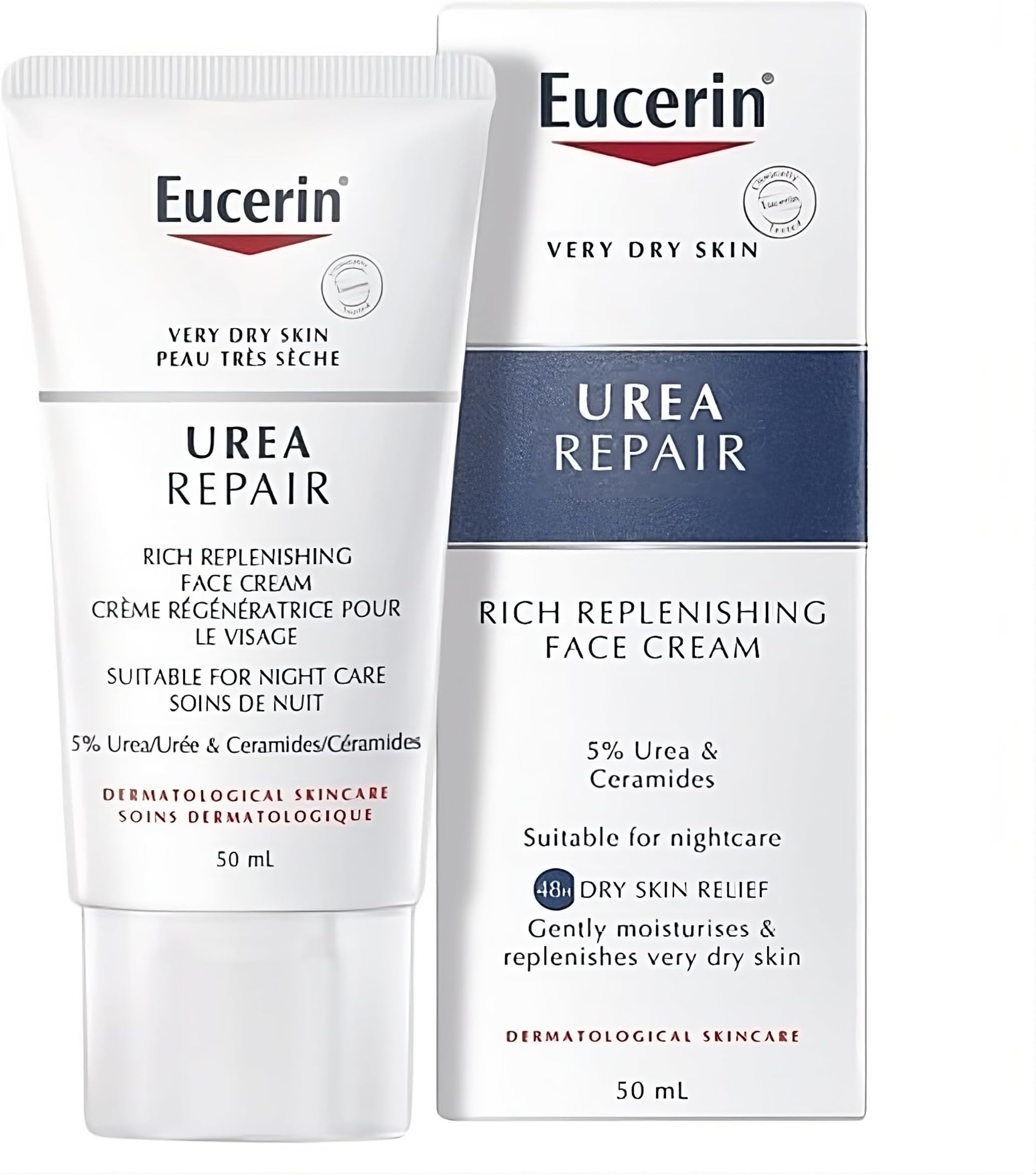 Amazon.com : Eucerin UreaRepair plus 30% Urea Moisturizing Creme, 75 ml ...