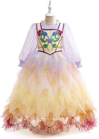 Amazon.com: Luciana Gray Baird Elegant Costume Dress Light Purple Tulle ...