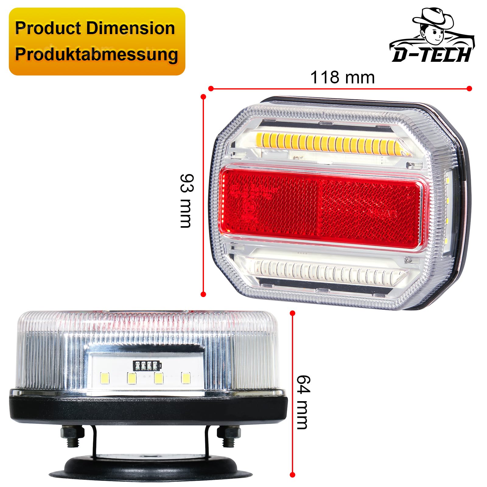 Remolques Con Parte Trasera De Led