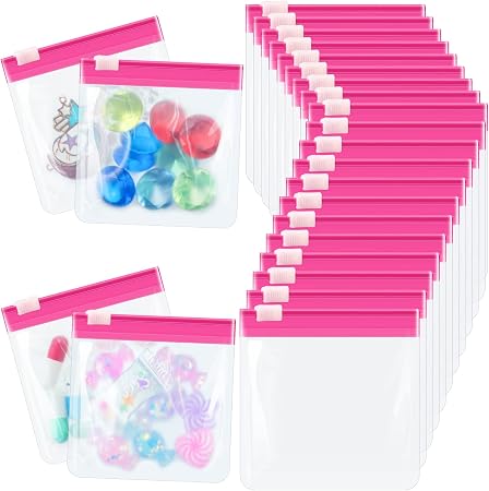 Amazon.com: 24 Pieces Pill Pouch Bags Zippered Pill Pouch Set Reusable ...