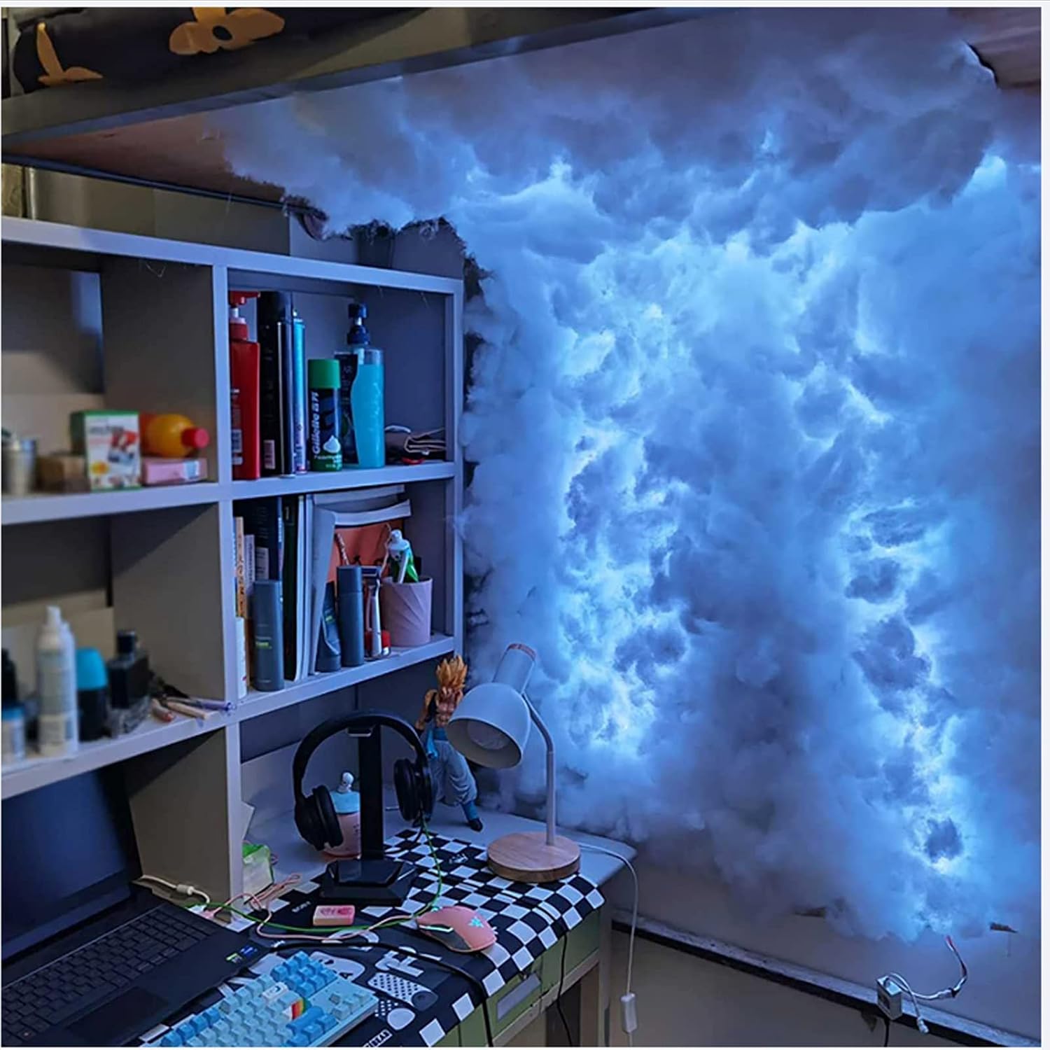 MAIGOOLE Night Light DIY Thunder Cloud Lightning, RGB Atmosphere Light ...