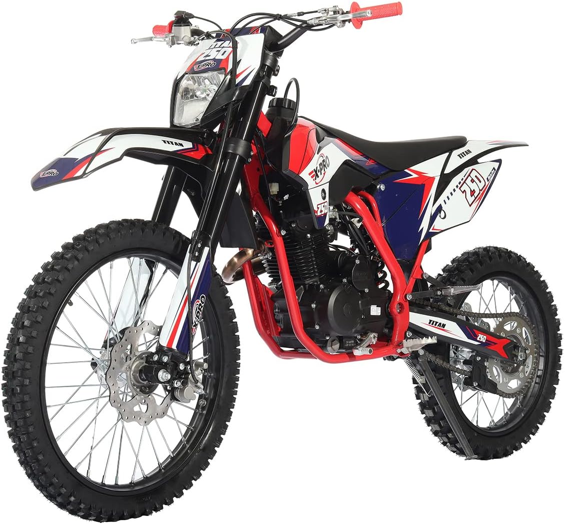 Amazon.com: X-PRO 250cc Dirt Bike Zongshen Brand Engine, 5-Speed Manual ...