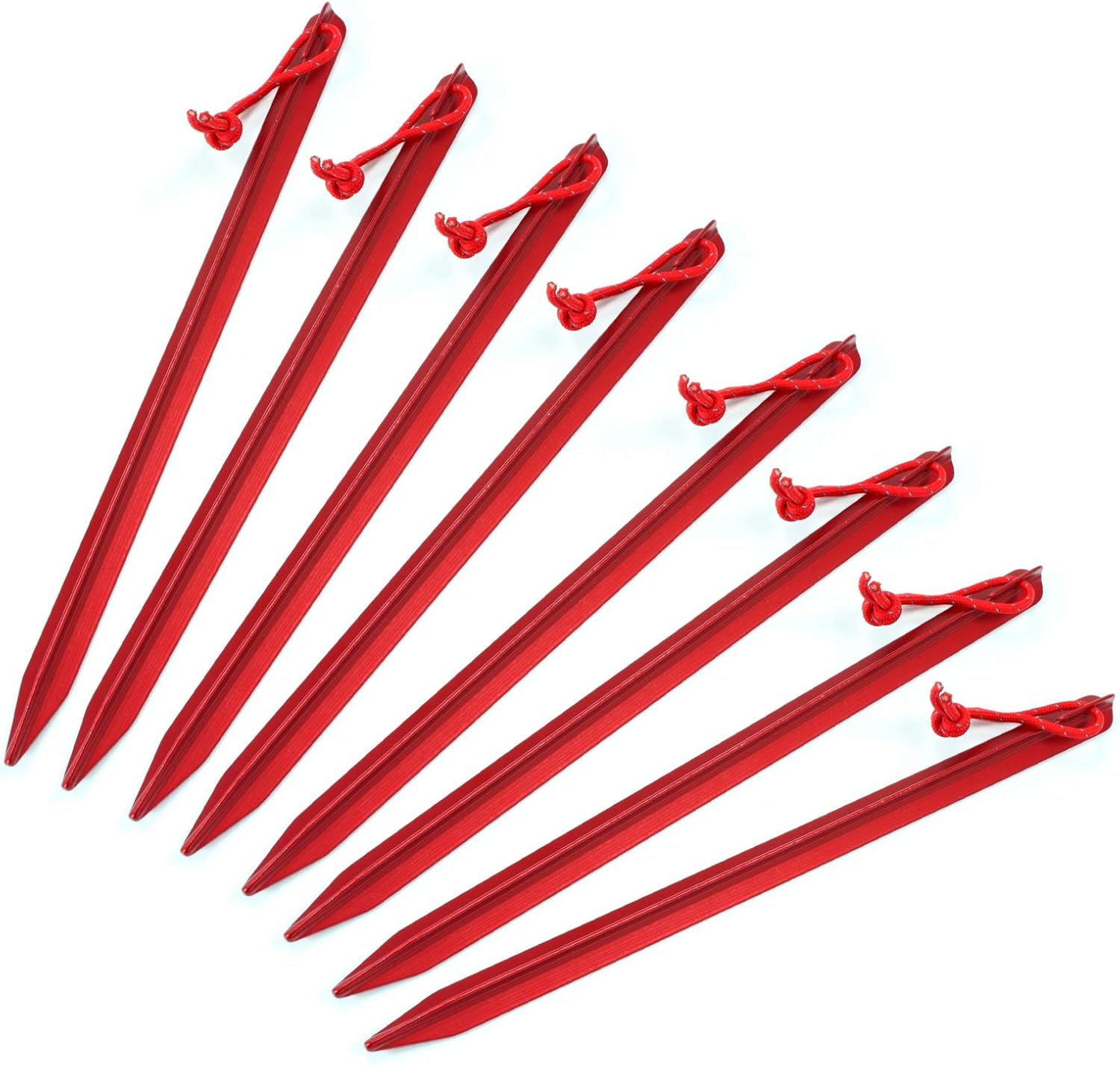 Amazon.com : ASR Outdoor 9 Inch Aircraft Grade Aluminum Camping Stakes ...