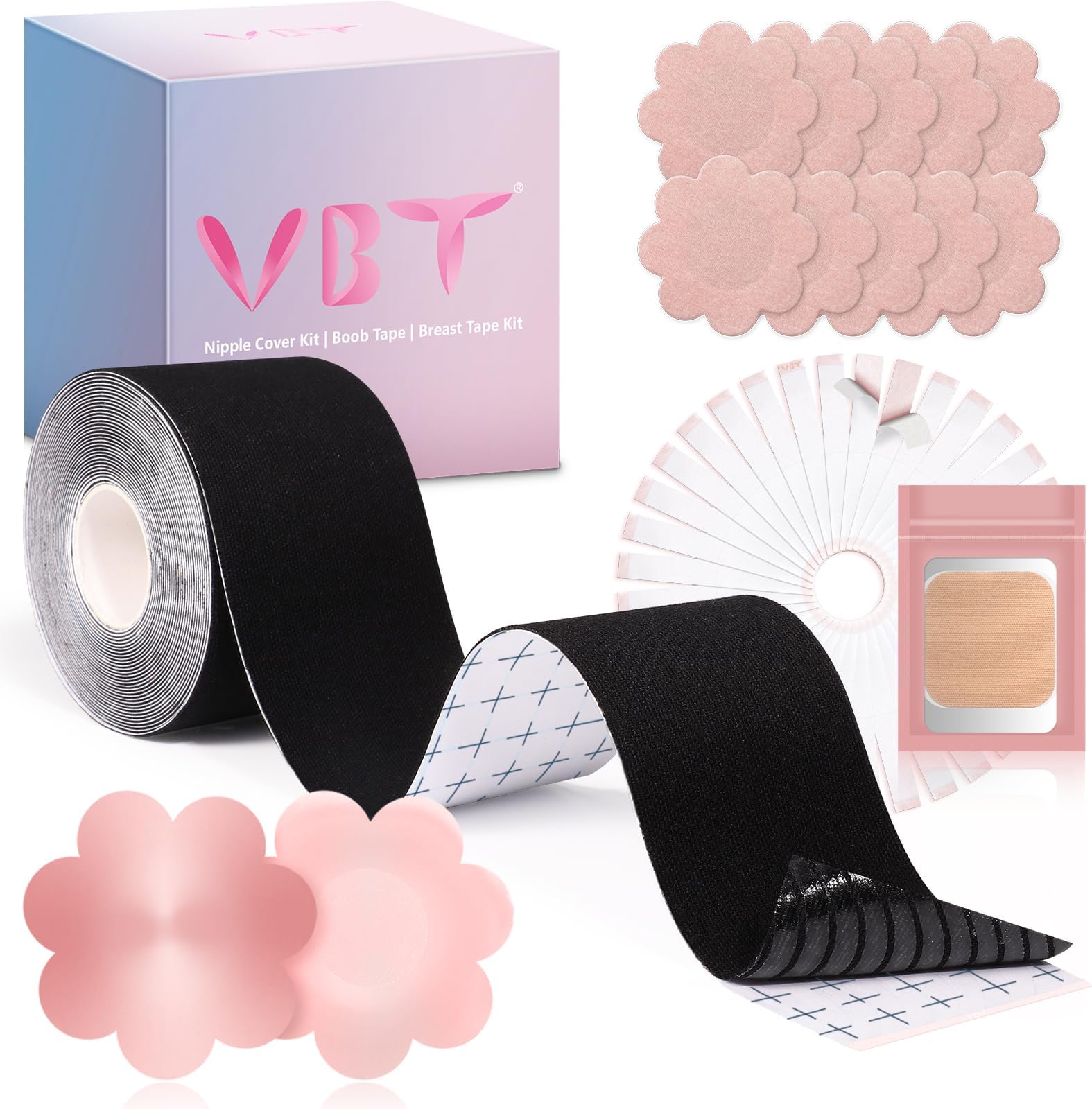 Amazon.com: VBT Boob Tape Kit, Boobtape for Breast Lift with 1 Breast ...