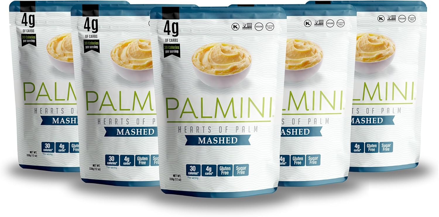 PALMINI Pasta Mashed – Hearts of Palm – Low Calories – Low Carb – Keto ...