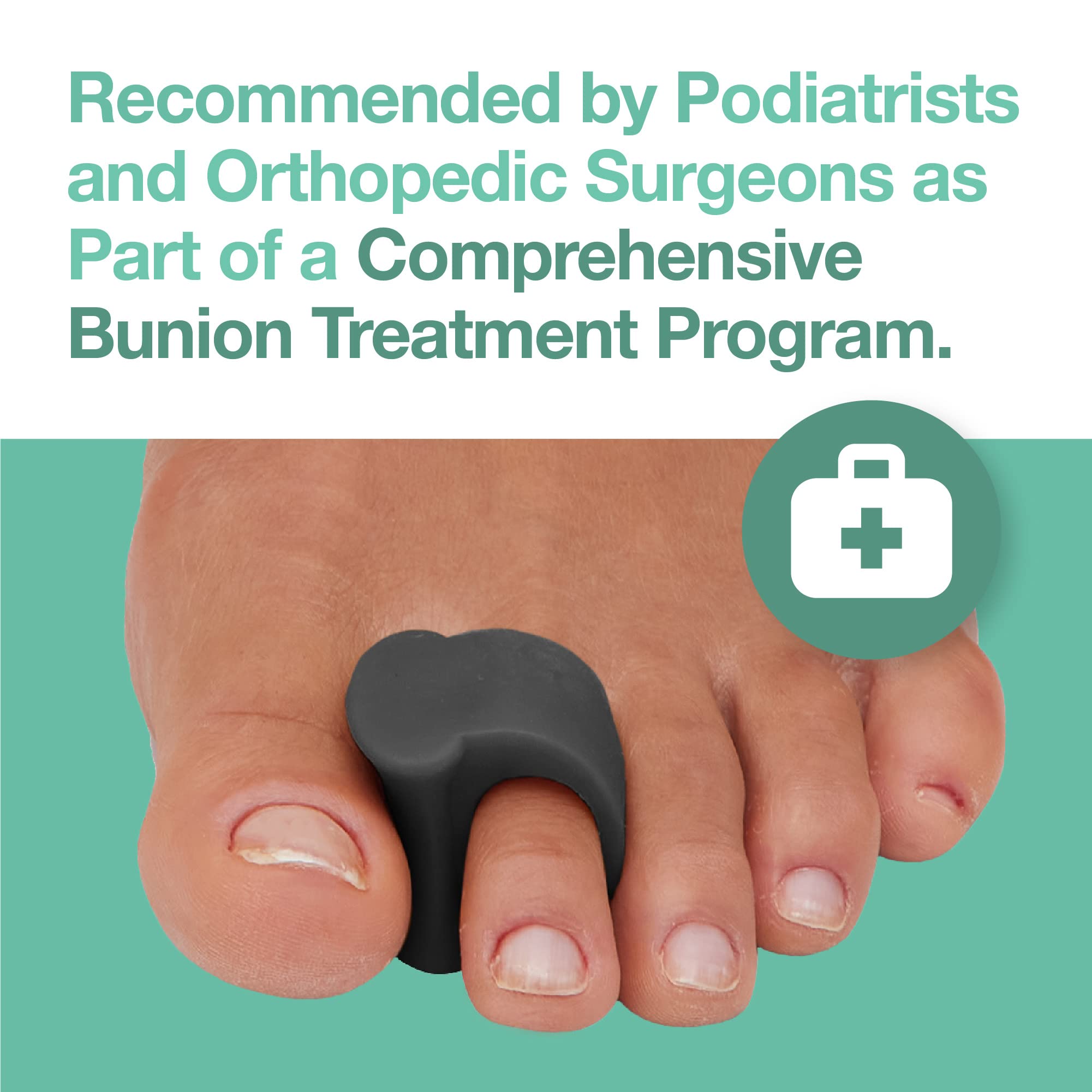 Snapklik.com : ZenToes Gel Toe Separators For Overlapping Toes, Bunions ...