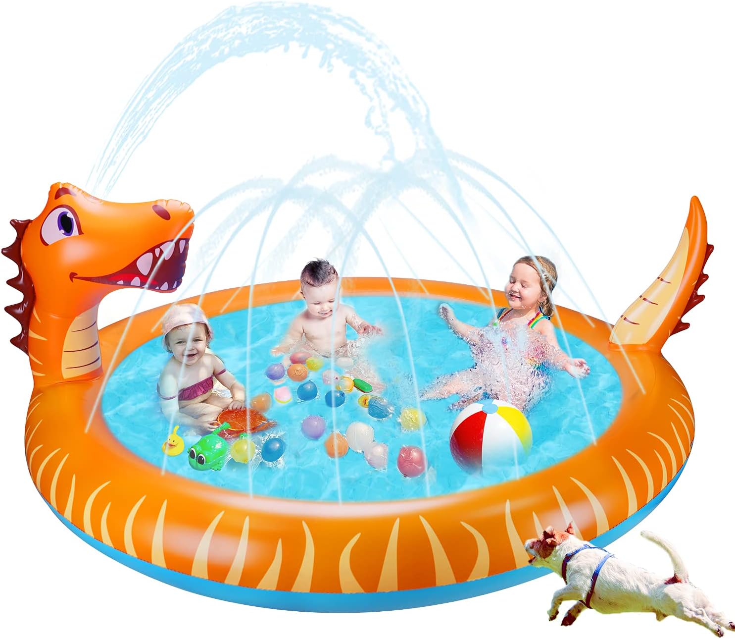 Amazon.com: Inflatable Pool for Kids Toddlers Kiddie Pool Baby Pool ...