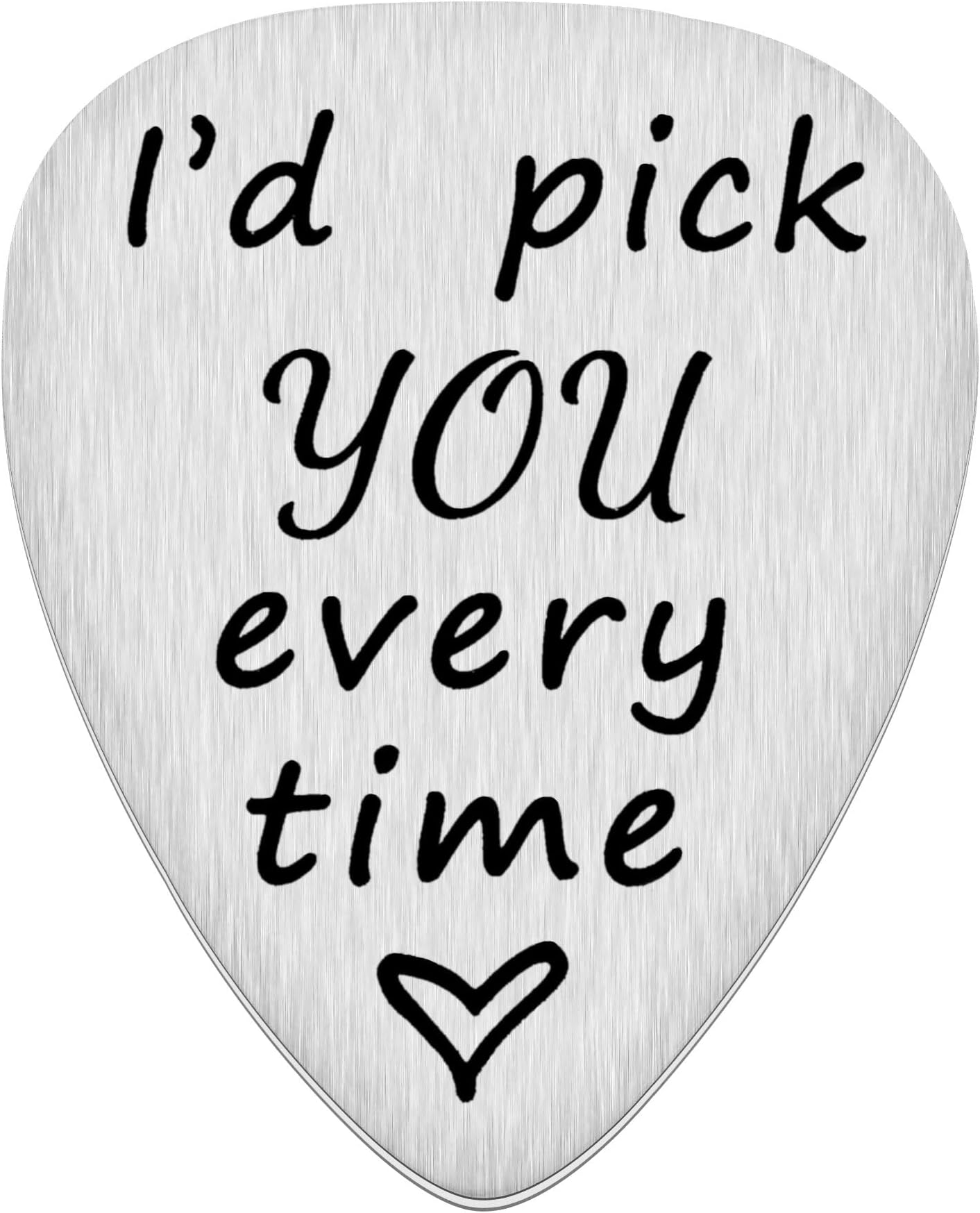 Amazon.com: I'd pick you every time Guitar Pick Musical Gift for him ...