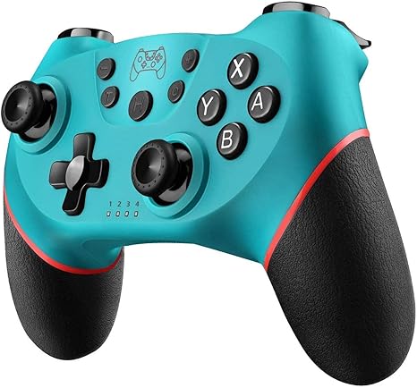 Diswoe Controller per Switch, Bluetooth Pro Controller con Hall Joystick, Gamepad per Switch ...