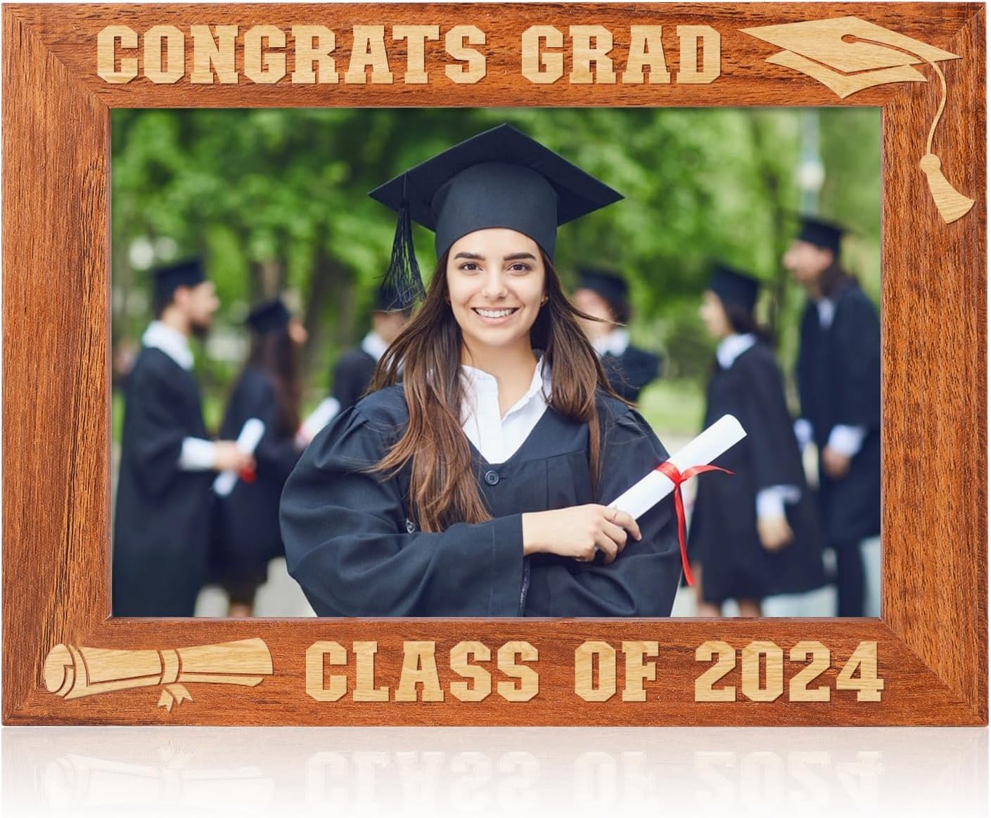 Amazon.com - WaaHome Graduation Picture frame Congrats Grad Class of ...