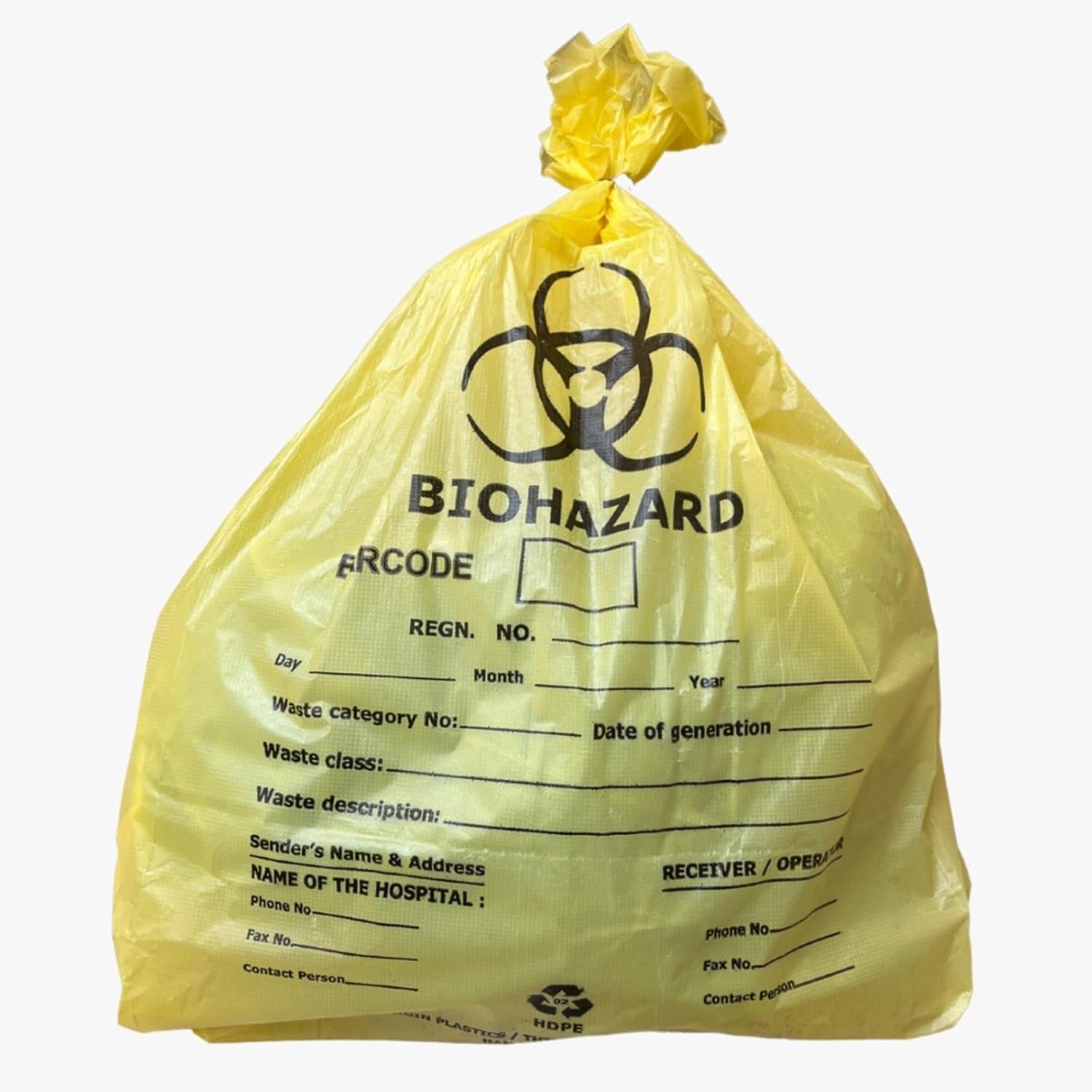 Bio Medical Waste Disposable Bags For Home/Hospitals/Office/Schools ...