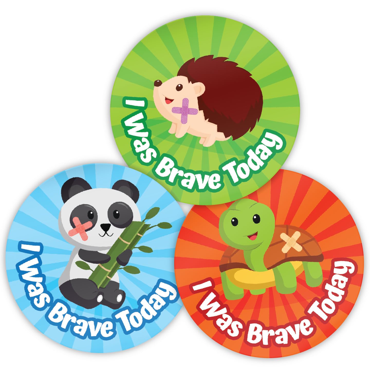 Stone Melon School Reward Stickers 144 I was Brave Today Animals ...