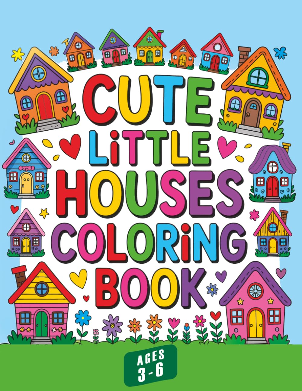 Cute Little Houses Coloring Book: Dora, Dorota: 9798254289258: Amazon ...