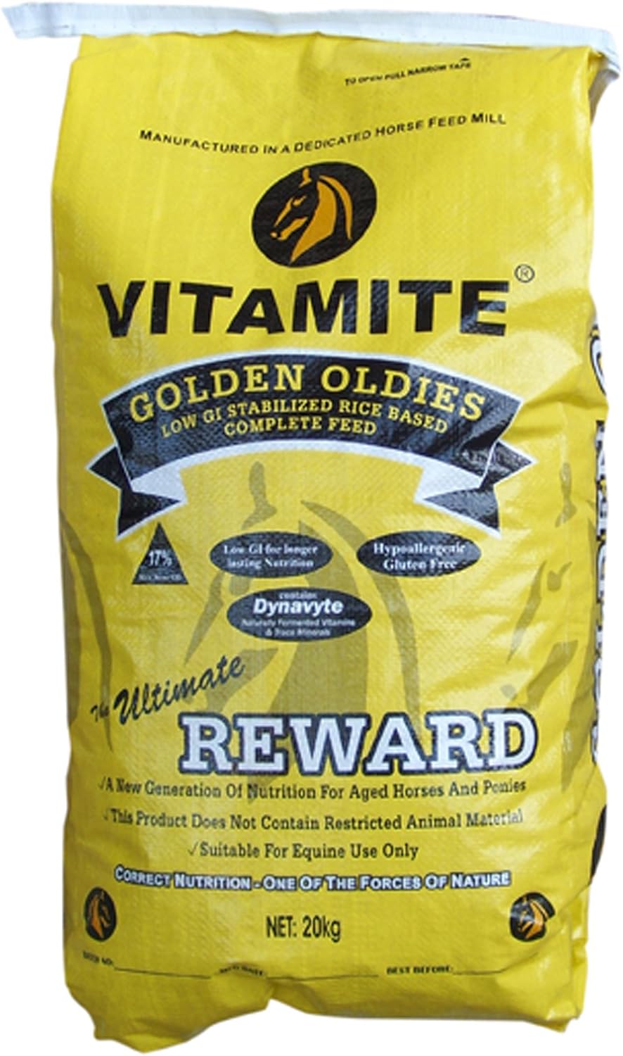 Mitavite Vitamite Golden Oldies Horse Feed 20 kg : Amazon.co.uk: Pet ...