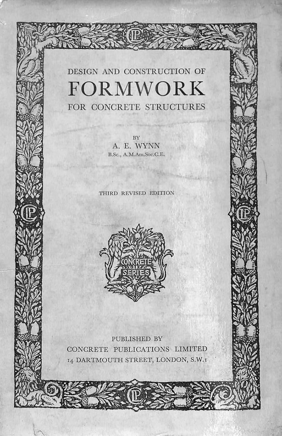 DESIGN AND CONSTRUCTION OF FORMWORK FOR CONCRETE STRUCTURES.: Amazon.co ...