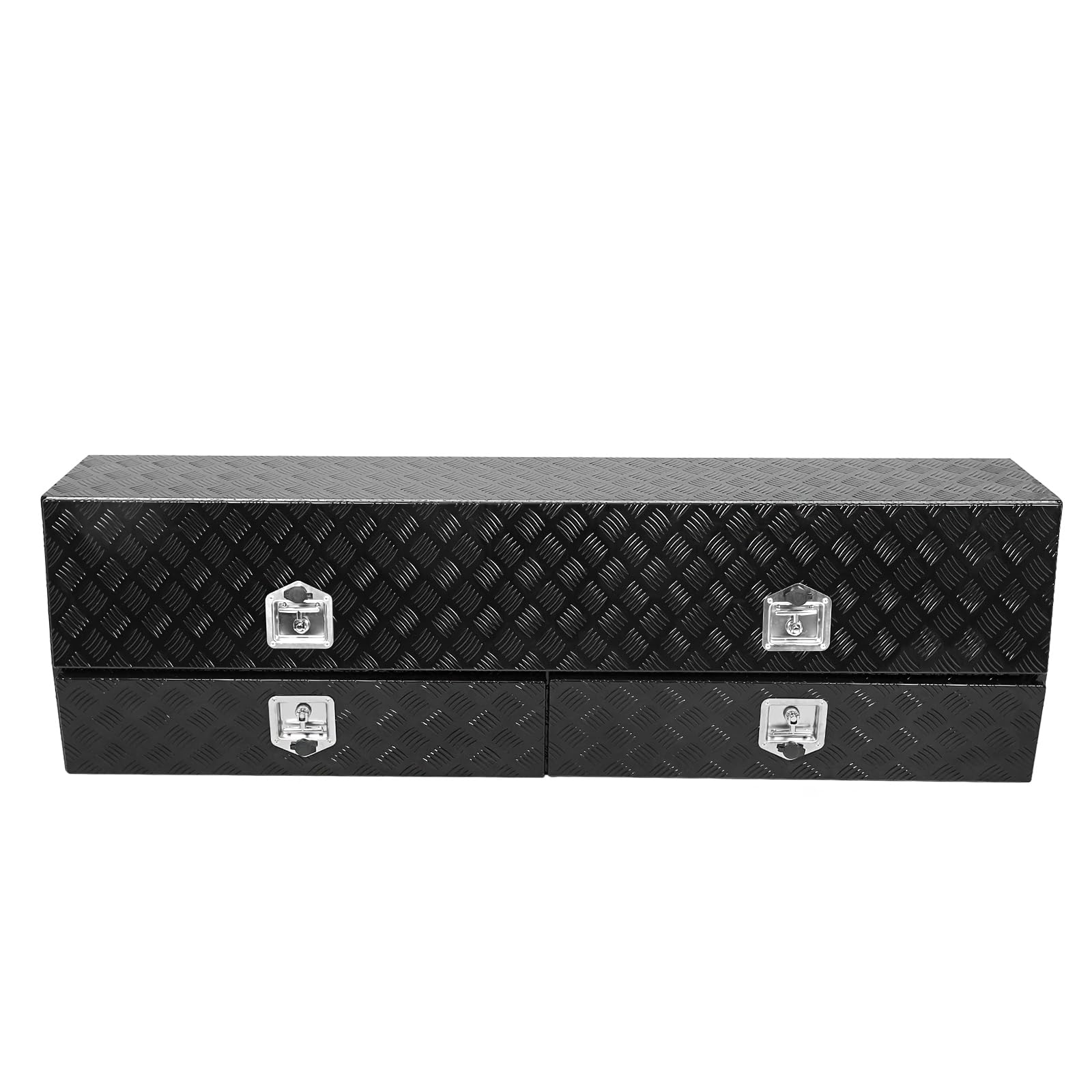 Amazon.com: COOLBAG 72" Truck Tool Box With Two Lower Drawers,Aluminum ...