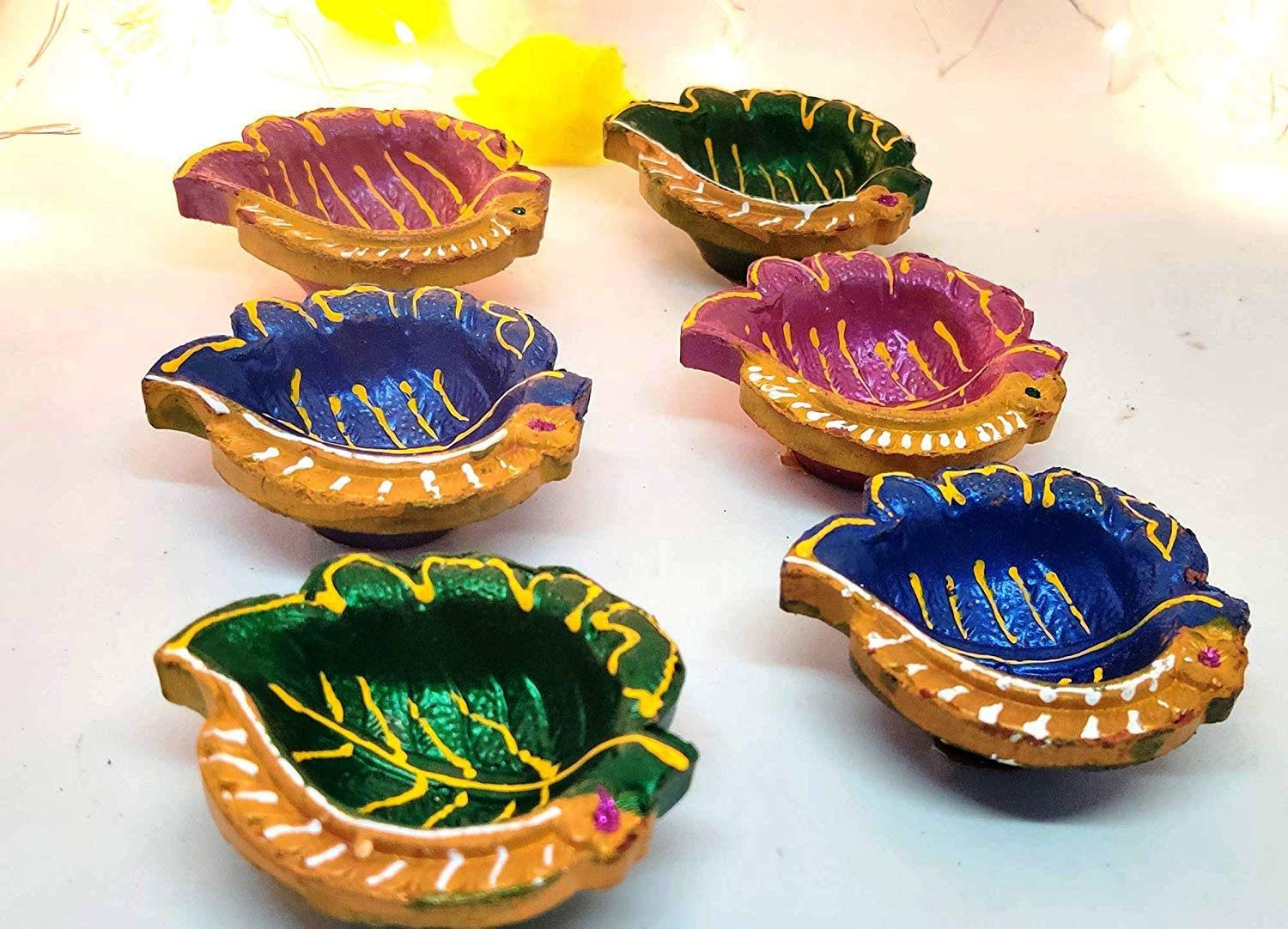 Diya Decoration With Clay