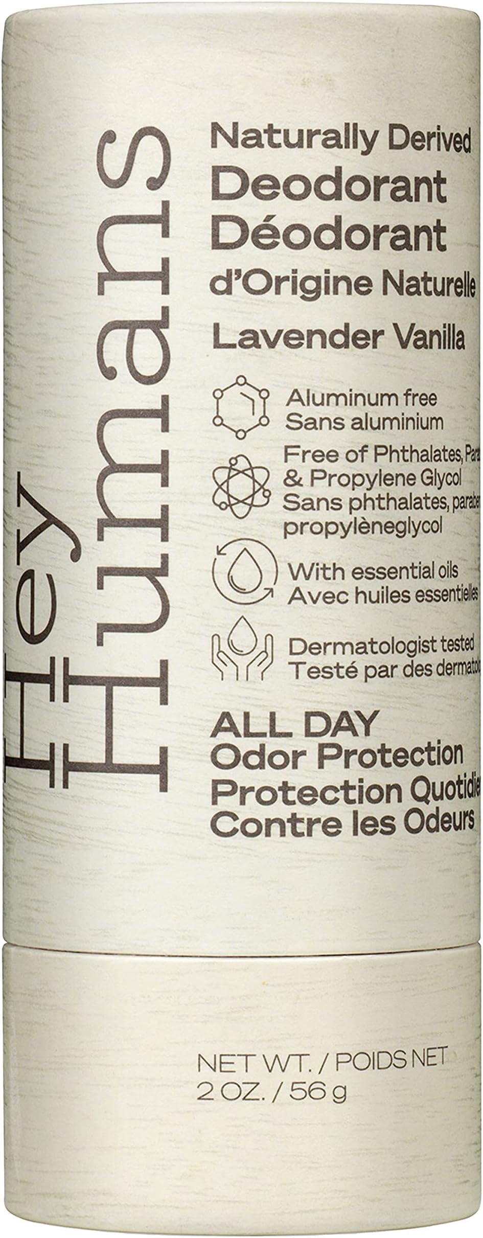 Amazon.com : Hey Humans Vegan Aluminum Free Natural Deodorant 2-Pack ...