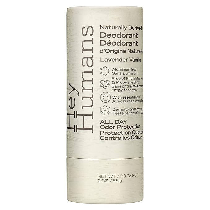 Amazon.com : Hey Humans Lavender Vanilla Women's Deodorant with Natural ...