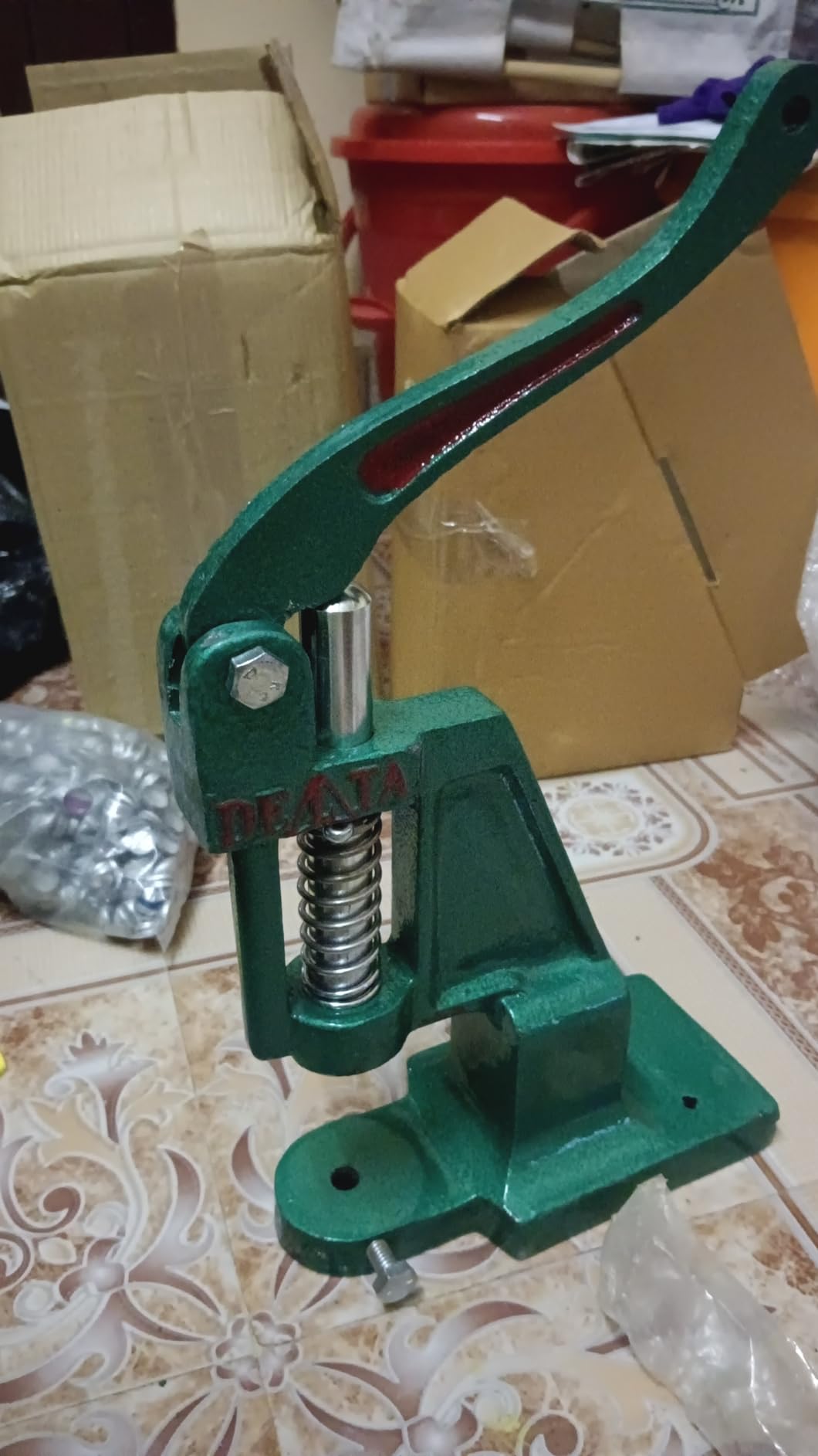 Tclpvc Stock clear deal Fabric Heavy Button Maker Making Machine kit ...