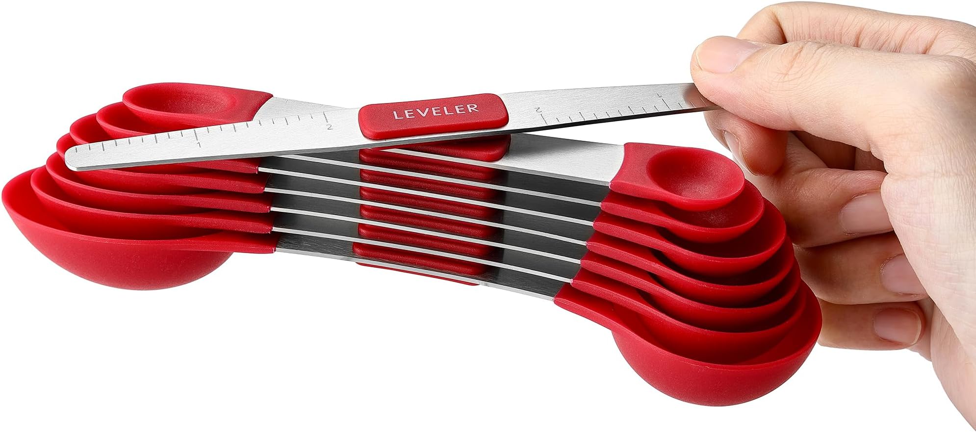 Amazon.com: Spring Chef Stainless Steel Magnetic Measuring Spoons Set ...