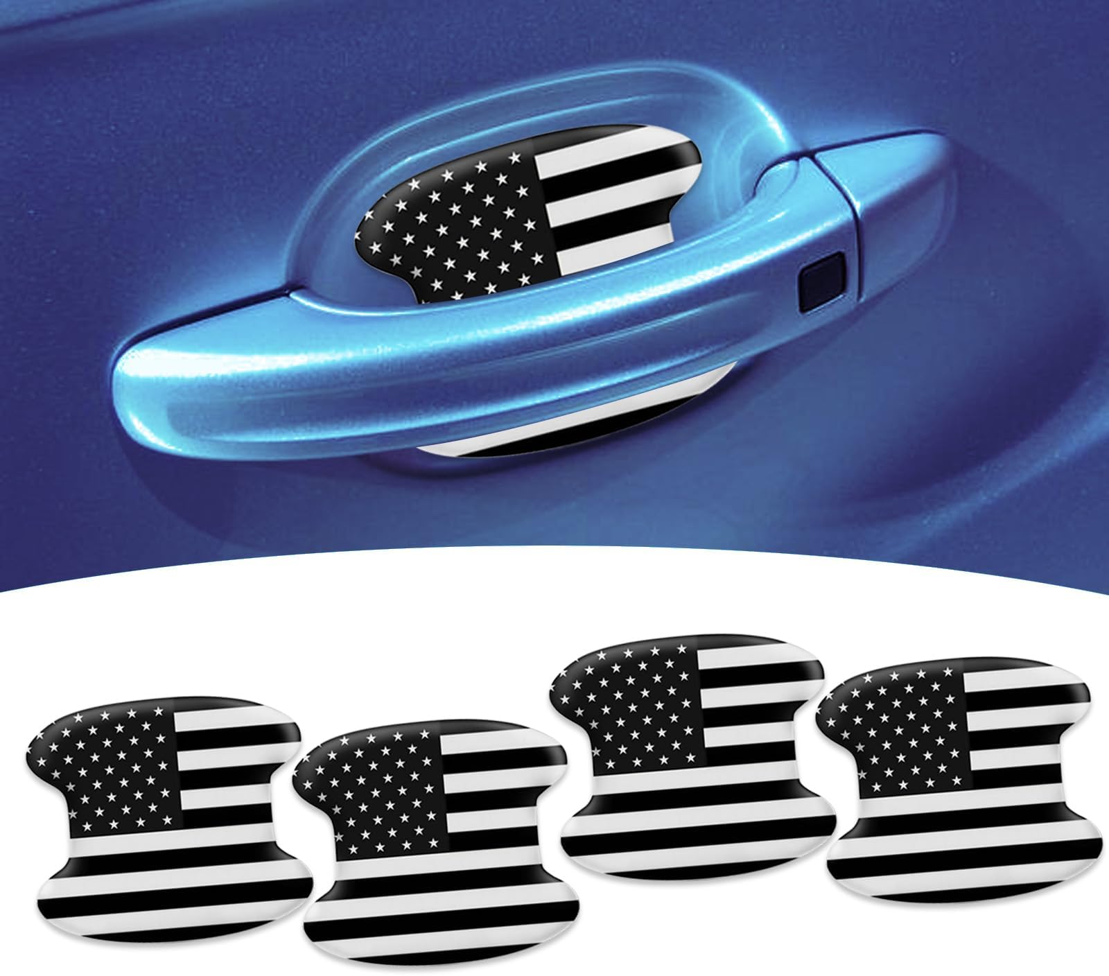 Amazon.com: UGSHY Pack of 4 Car Door Handle Protector, Universal Car ...
