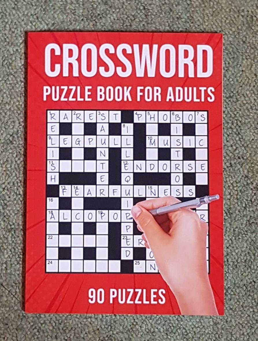 Crossword Puzzle Book for Adults: Quick Daily Cross Word Activity Books ...