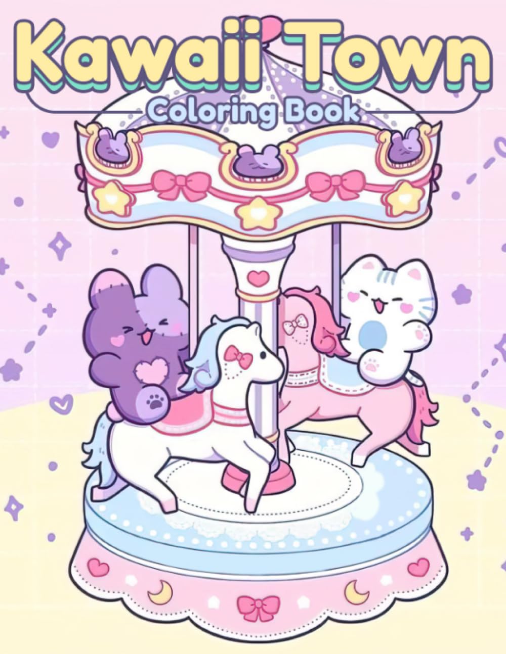 Amazon.com: Kawaii Town Coloring Book: Cute Coloring Pages with ...