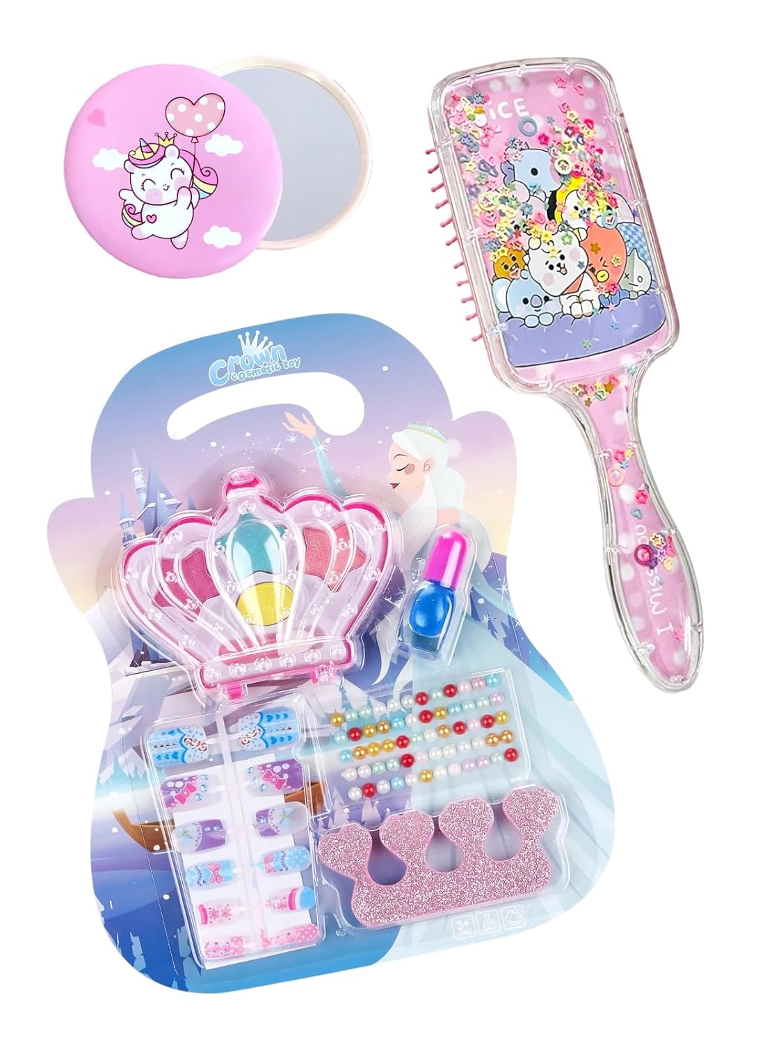 Buy Le Delite Frozen Princess Vanity Nail Art Make up kit for Girls ...