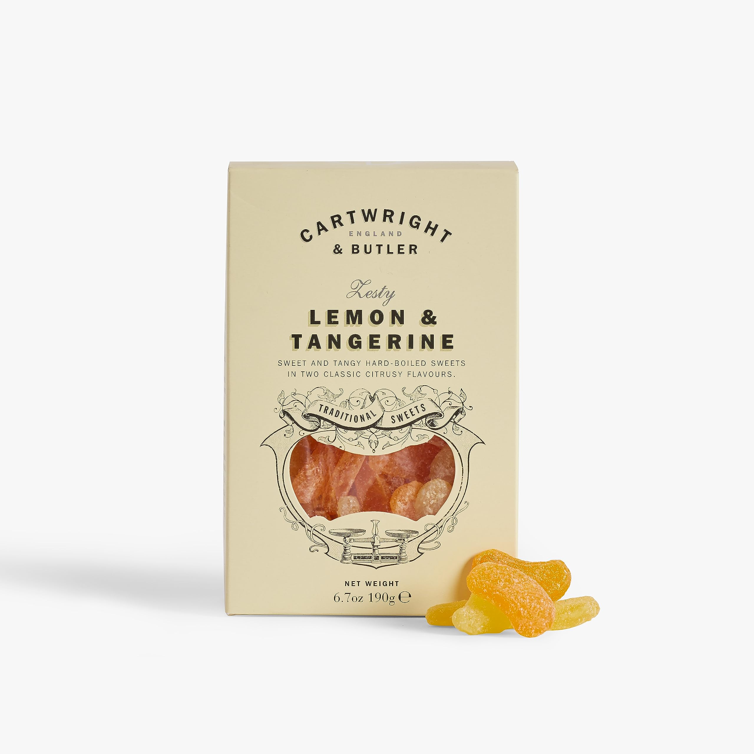 Cartwright & Butler | Lemon & Tangerine Sweets in Carton : Amazon.co.uk ...