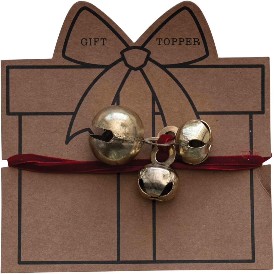 Amazon.com: Creative Co-Op 2-1/2"L Metal Bell Cluster Gift Topper w/ 40 ...