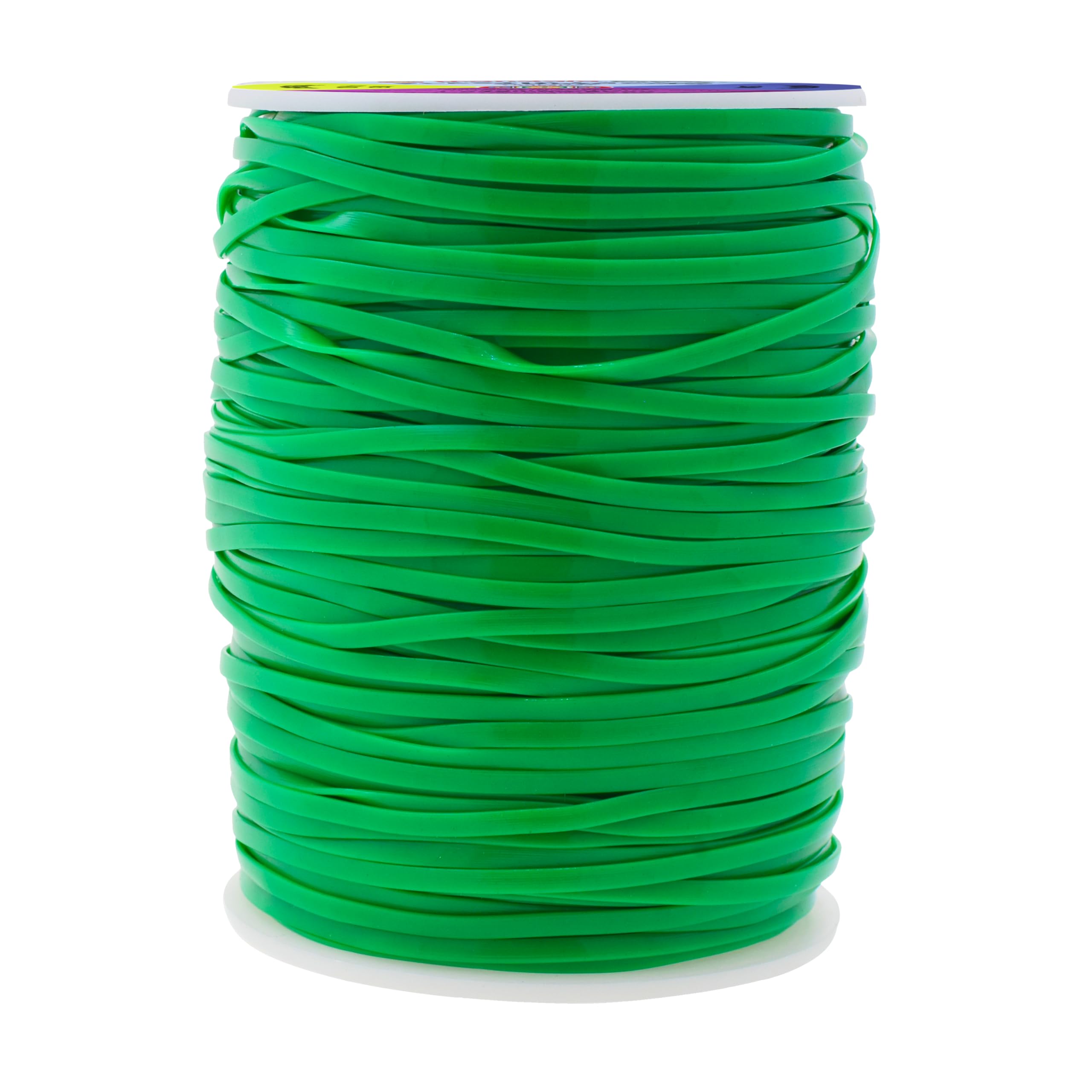 Amazon.com: Mandala Crafts Green Plastic Lacing Cord Boondoggle String ...