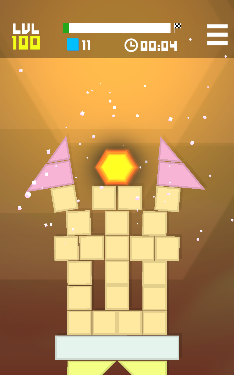 Hexagon Fall Tower Balance - Puzzle Arcade Game:Amazon.co.uk:Appstore ...