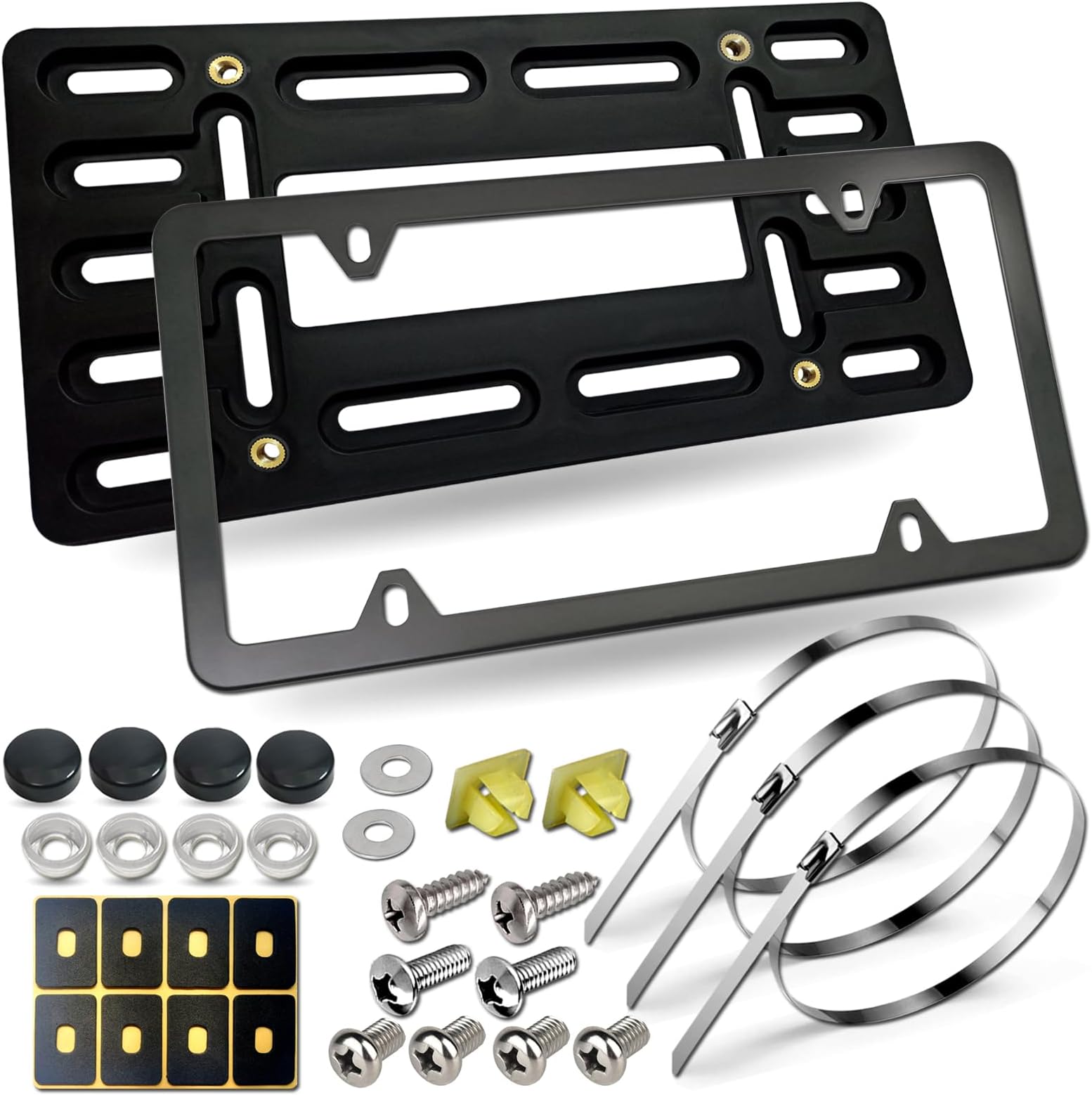 Amazon.com: BGGTMO Front License Plate Mounting Kit- License Plate ...