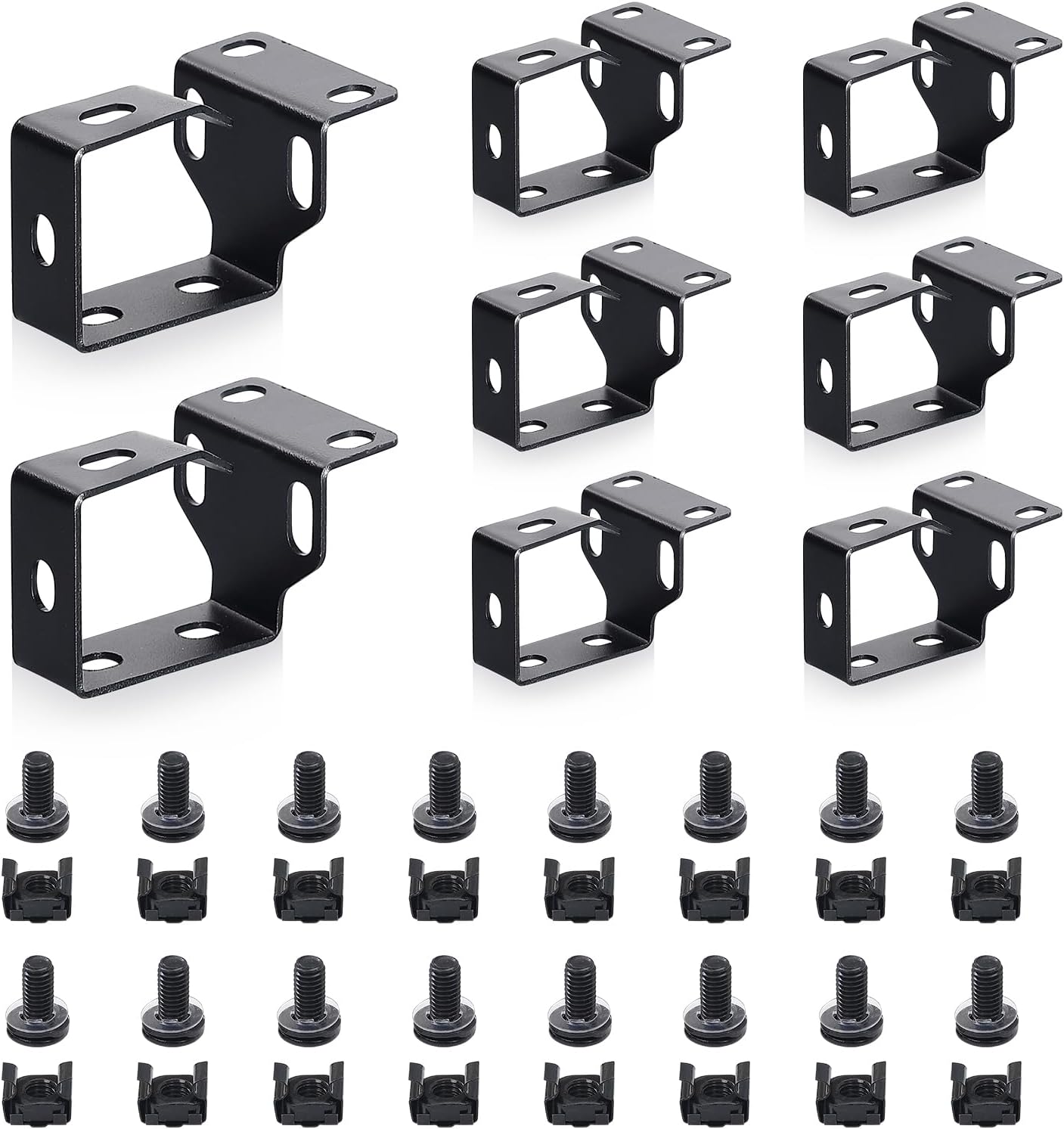 Amazon.com: WikrOck 8 Pack Metallic Cable Manager D-Ring Hooks For ...