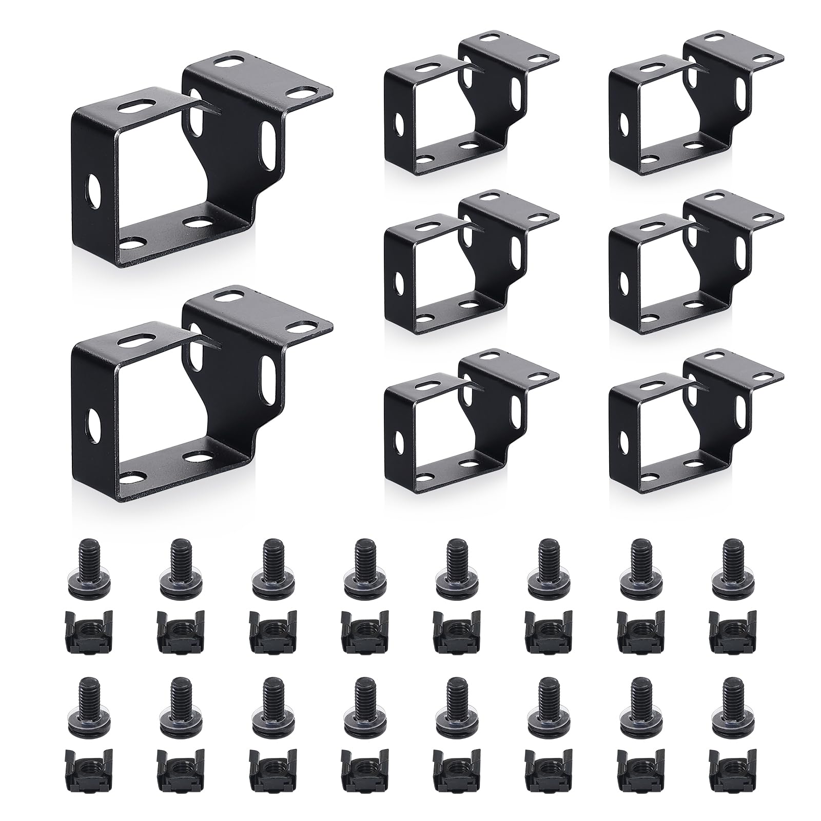 Amazon.com: WikrOck 8 Pack Metallic Cable Manager D-Ring Hooks For ...