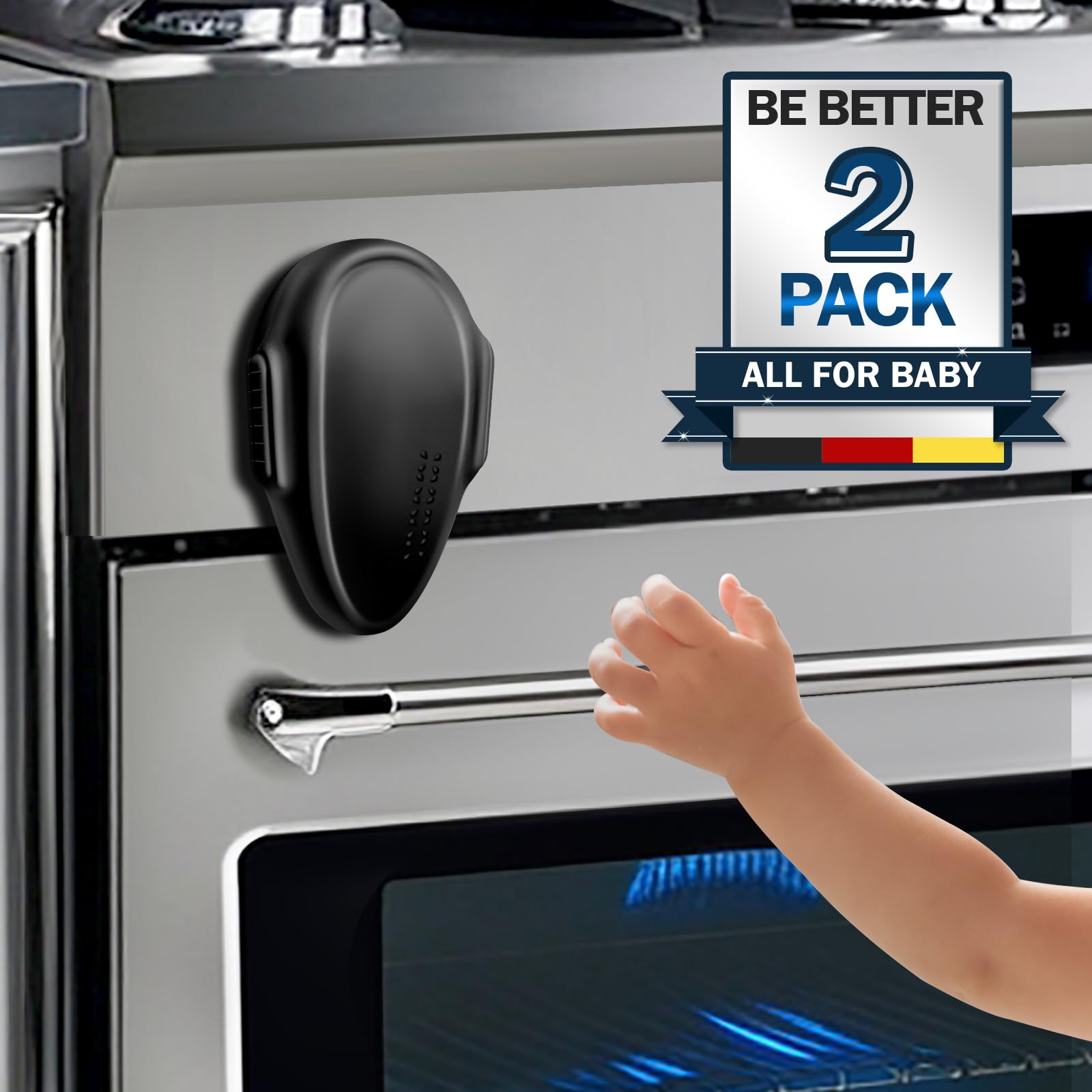 Amazon.com : MCOTOP Oven Lock Child Safety (2 Pack), Kitchen Safety ...