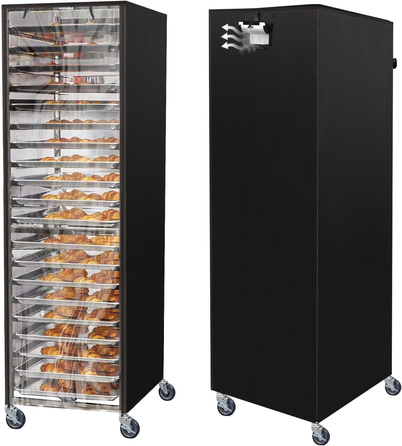 Amazon.com: bangminda 2Pack Bun Pan Rack Covers Fits 10/20 Tiers ...