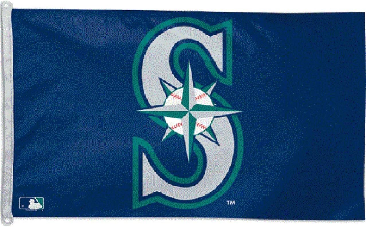 MLB Seattle Mariners WCR88837091 Team Flag, 3' x 5', Outdoor Flags ...